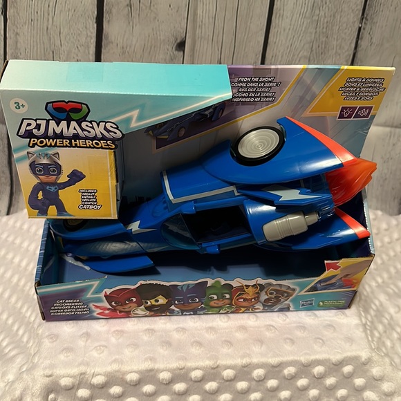 Hasbro | Toys | New Pj Masks Power Heros Catboy Cat Racer Vroomerang ...